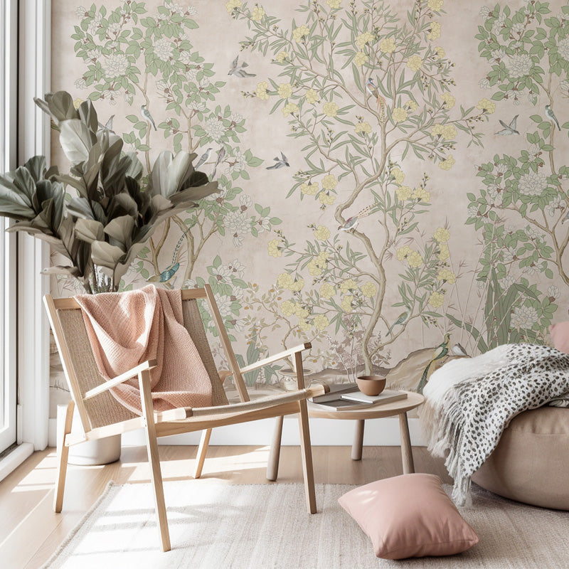 Chinoiserie Wallpaper | Classic Birds & Florals | Sydney AU