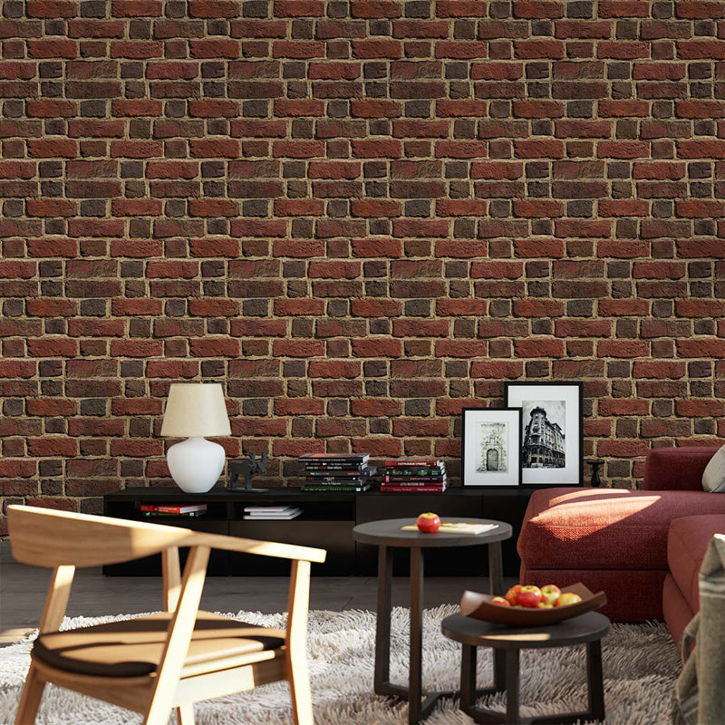 Buy Heritage Red Brick – Realistic Brick Wallpaper Online | Kaleon ...
