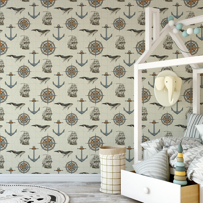 Buy Explorer Nautical Map Wallpaper Online | Kaleon Wallpaper